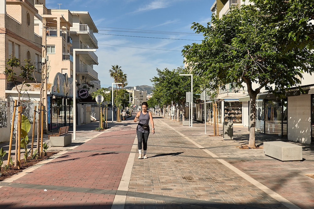 La avenida de la Pau estrena imagen